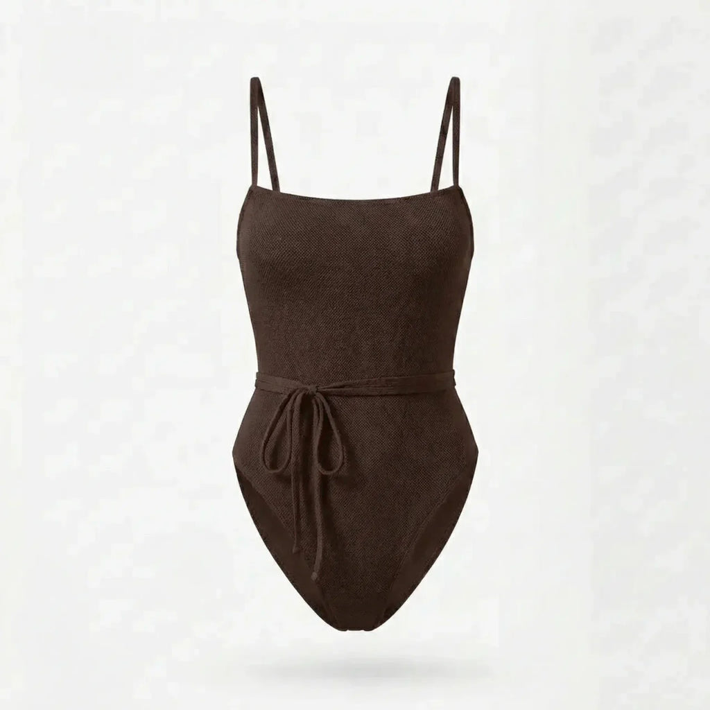 Mocha Tan-through Belize One Piece | BetterTan