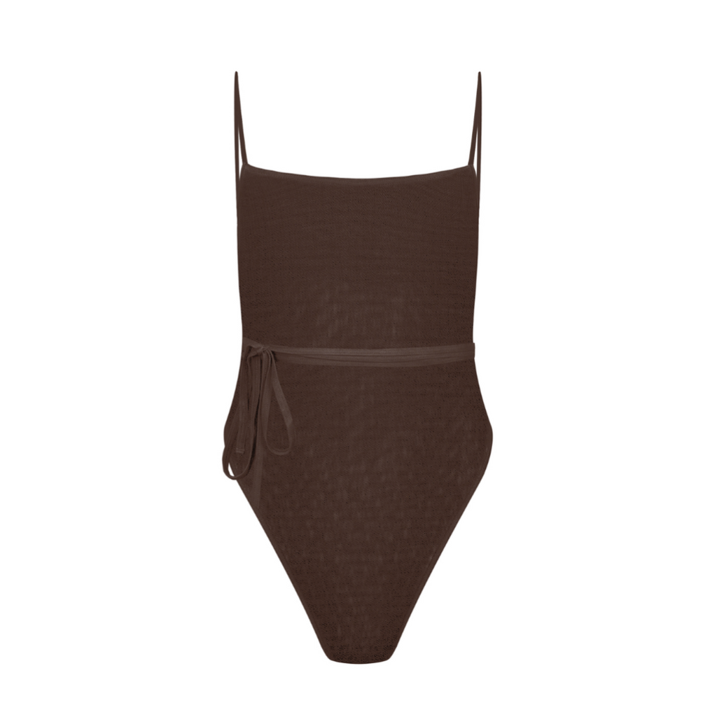 Tan-through Belize One Piece | Mocha – BetterTan